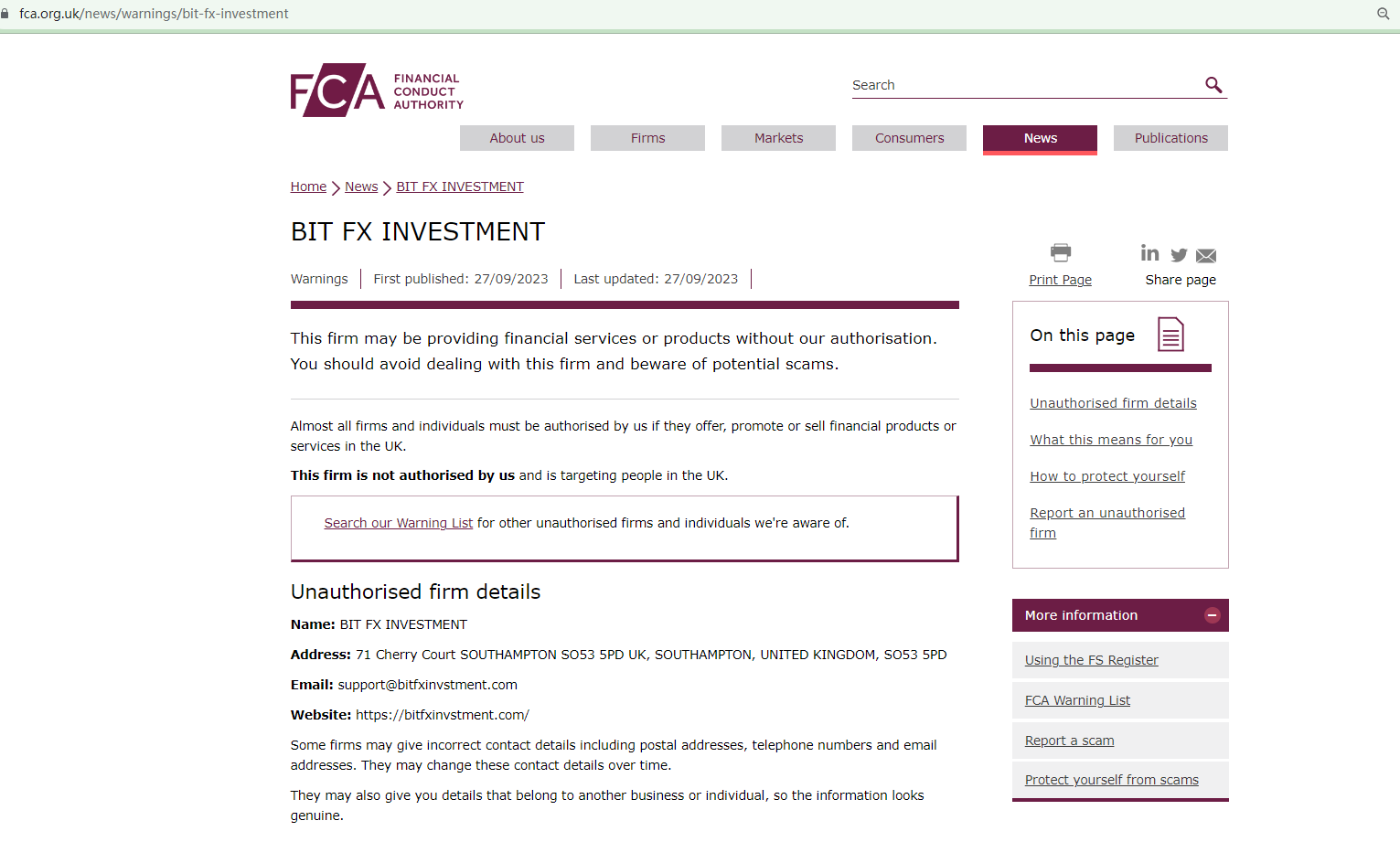 BIT FX INVESTMENT Review 2026 | Information about BIT FX INVESTMENT ...