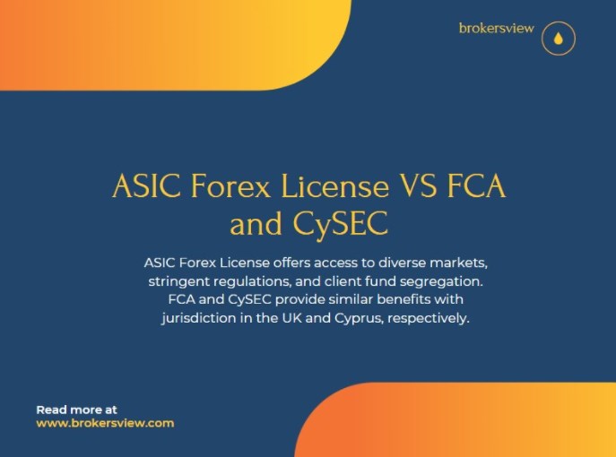 ASIC Forex License VS FCA and CySEC - BrokersView