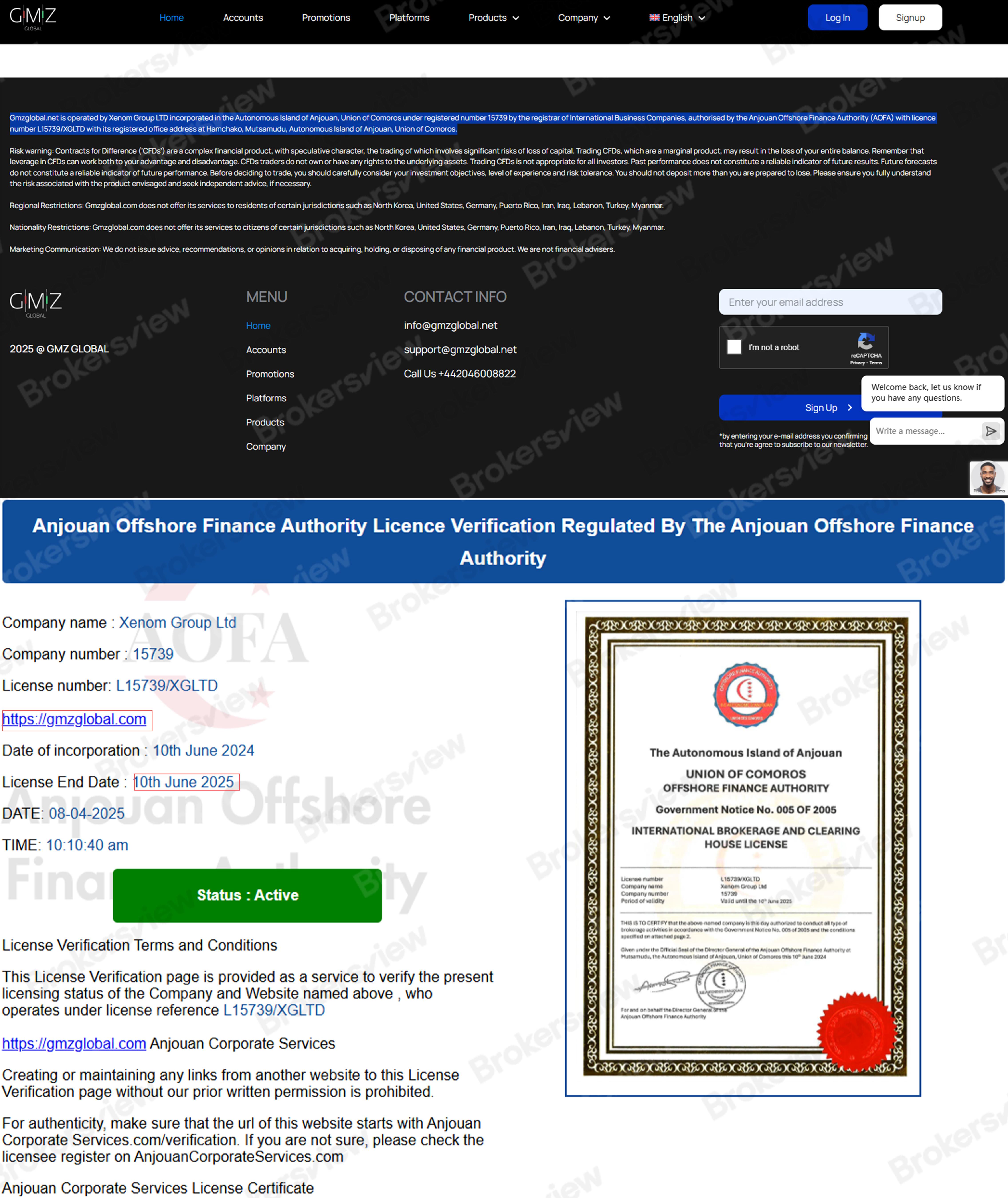 GMZ Global Continues Operations Via New Unauthorized Domain: Traders Struggle with Withdrawals ...