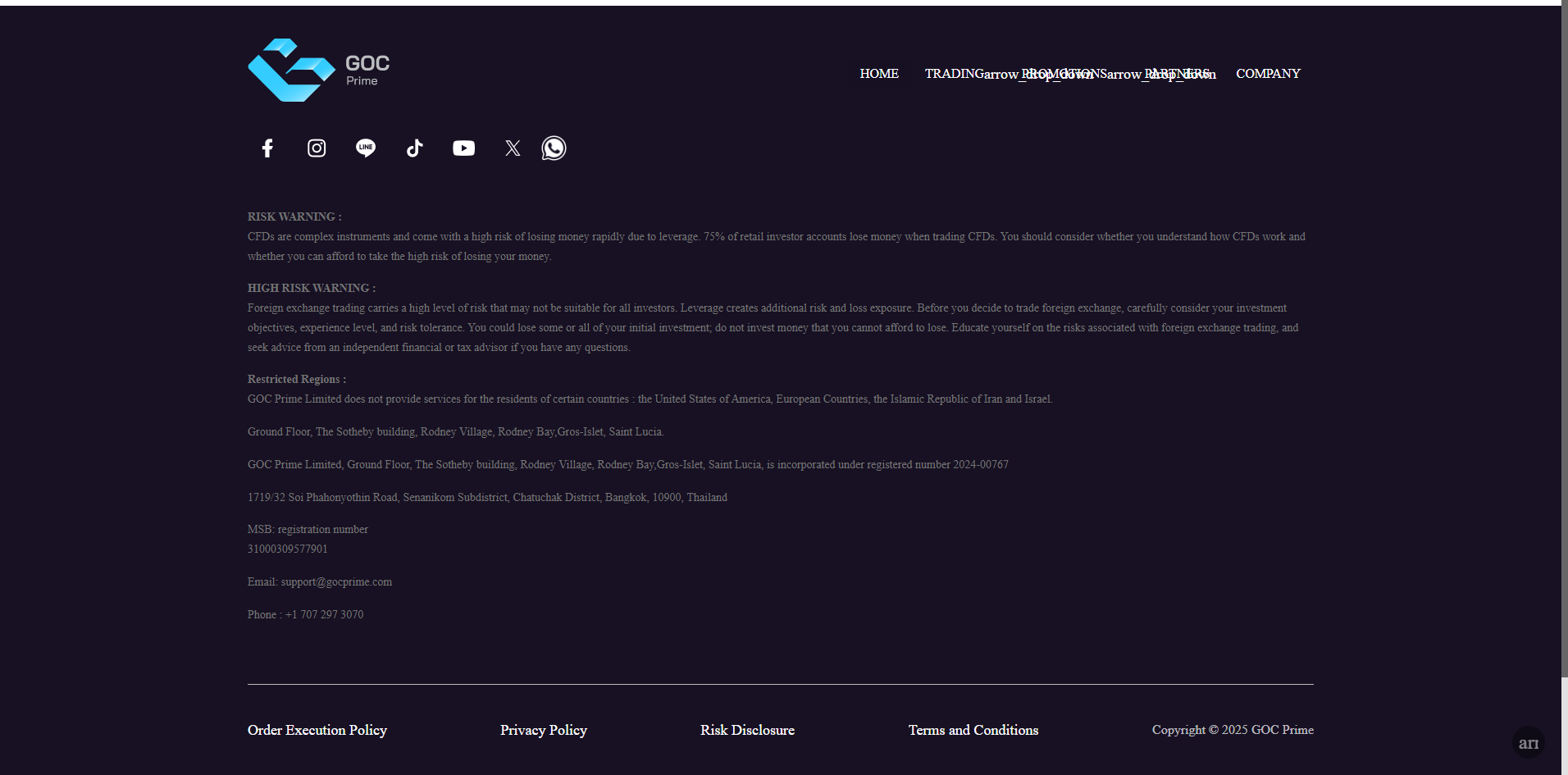 GOC Prime รีวิว 2026 | ข้อมูลเกี่ยวกับ GOC Prime โบรกเกอร์ฟอเร็กซ์ ...